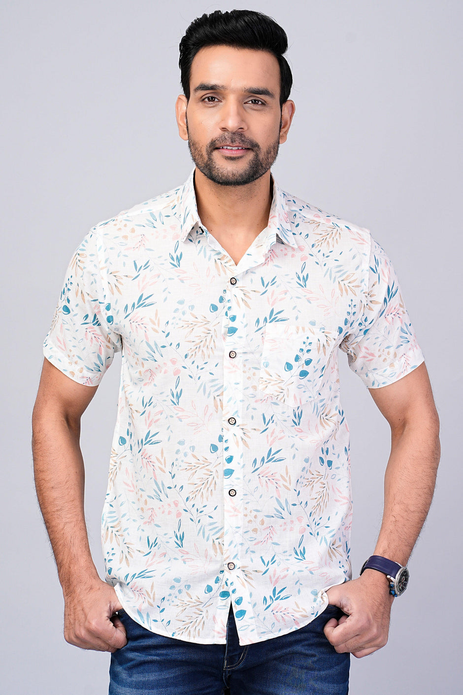 Affordable Printed Half Sleeve Shirts for Men – Mrhumans